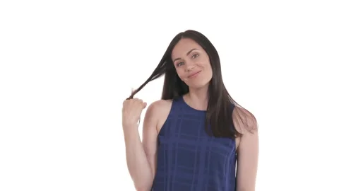 Hair Twirling Stock Video Footage | Royalty Free Hair Twirling Videos ...