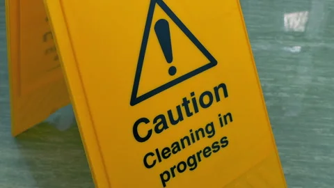 Cleaning Sign Stock Footage ~ Royalty Free Stock Videos | Pond5