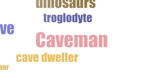 Caveman Isolated Stock Footage ~ Royalty Free Stock Videos | Pond5