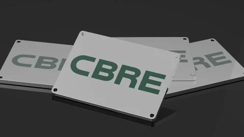 CBRE Group logo International 3D Signal ... | Stock Video | Pond5