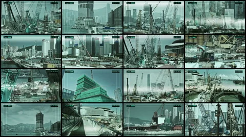 Cctv Split Screen Stock Videos – Royalty-Free HD & 4K Videos