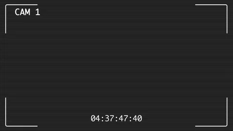 CCTV Cam 1 main monitor display with sca... | Stock Video | Pond5