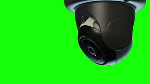 CCTV camera on Green screen. controlled ... | Stock Video | Pond5