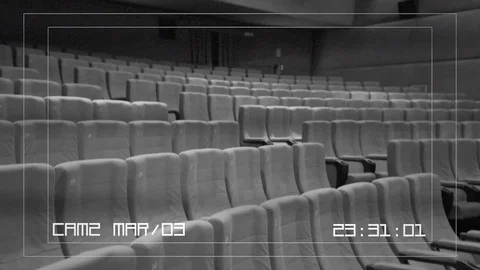 CCTV Cinema theater stage seats | Stock Video | Pond5