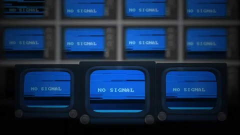 CCTV Monitors With Static Change To Gree... | Stock Video | Pond5