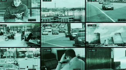 Cctv Split Screen Stock Videos – Royalty-Free HD & 4K Videos