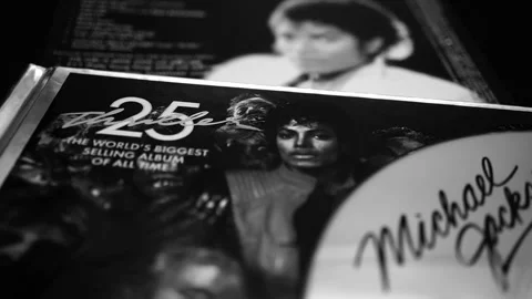 Cd and artwork of the edition for the 25... | Stock Video | Pond5