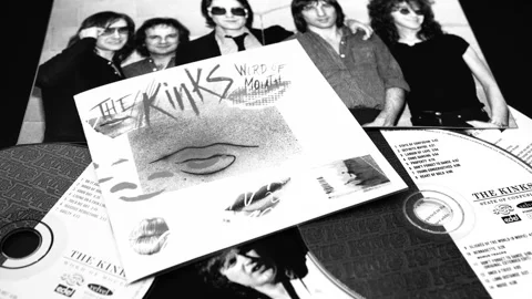 CD artwork of the famous group The Kinks... | Stock Video | Pond5