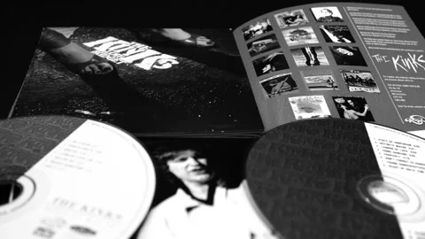 CD artwork of the famous group The Kinks... | Stock Video | Pond5