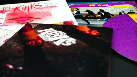 CD of the famous group The Kinks. one of... | Stock Video | Pond5