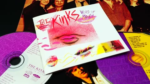 CD of the famous group The Kinks. one of... | Stock Video | Pond5