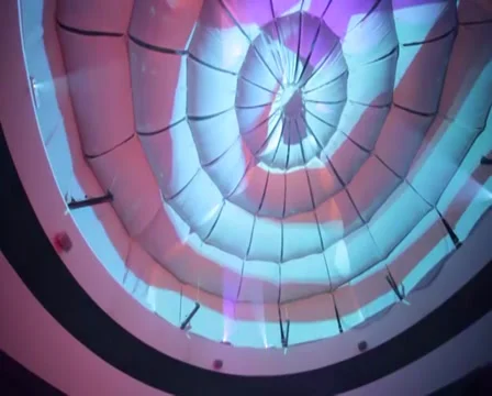 Ceiling above dance floor, VJ images | Stock Video | Pond5