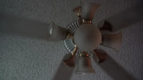 Ceiling Fan Spinning - Rotating Camera A... | Stock Video | Pond5