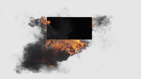 Ceiling Fire burning top down view with ... | Stock Video | Pond5