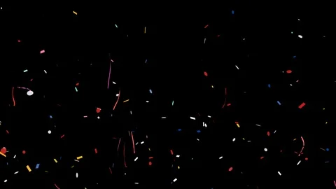 Celebration Confetti Falling Loop Animat... | Stock Video | Pond5