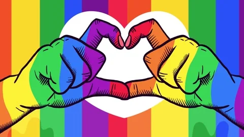 celebration of LGBTQ+ Pride Month animat... | Stock Video | Pond5