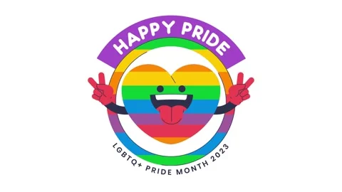 celebration of LGBTQ+ Pride Month animat... | Stock Video | Pond5