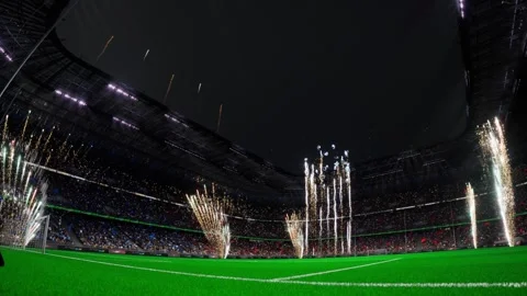 Stadium Fireworks Stock Footage ~ Royalty Free Stock Videos | Pond5