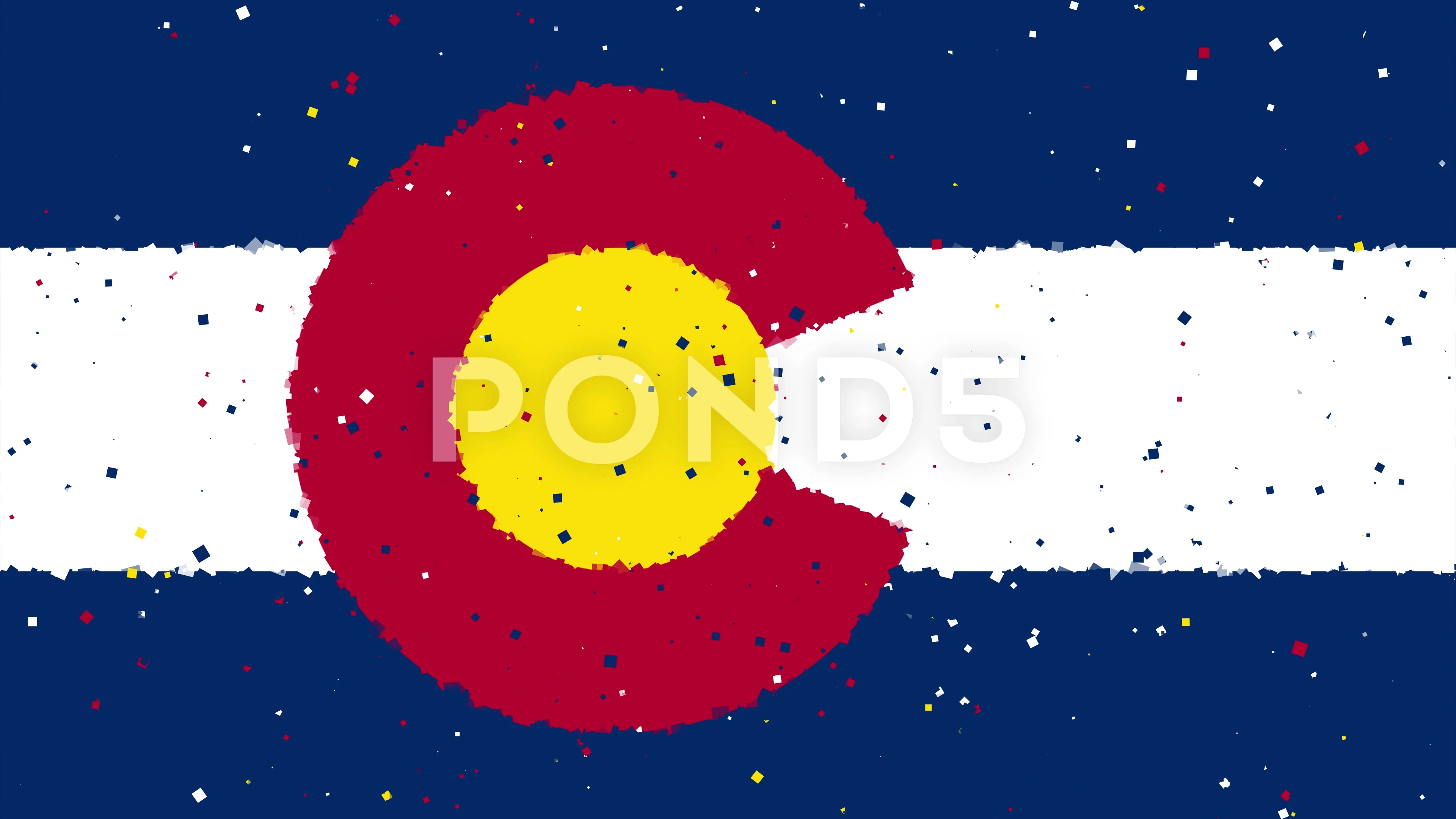 Colorado Flag Vector