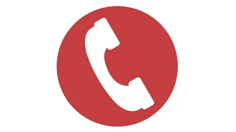 cell phone icon incoming call symbol loo... | Stock Video | Pond5