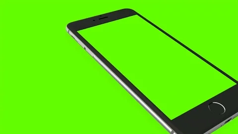 cell phone rotating, with green screen b... | Stock Video | Pond5
