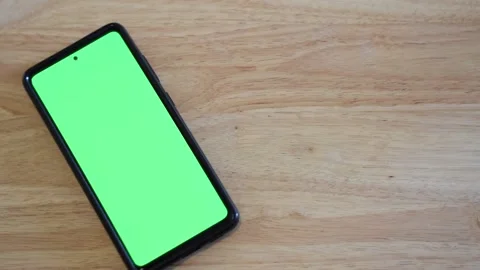 cell phone spin with green screen chroma... | Stock Video | Pond5