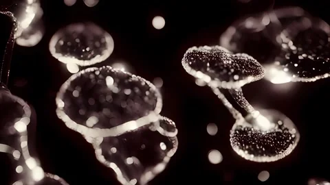 cells dividing under microscope, | Stock Video | Pond5