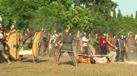 Roman Army Fight Stock Videos – Royalty-Free HD & 4K Videos