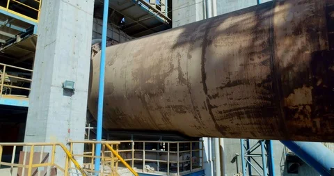 Cement Plant Kiln Stock Video Footage | Royalty Free Cement Plant Kiln ...