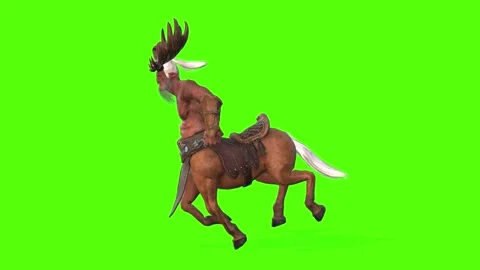 Centaur Running Green Screen Animation 3... | Stock Video | Pond5