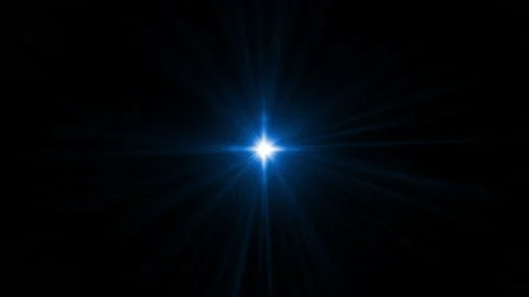 Center flickering glow blue optical lens... | Stock Video | Pond5