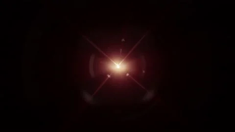 Center star optical lens flares shine li... | Stock Video | Pond5