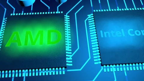 Central Computer Processors CPU concept.... | Stock Video | Pond5