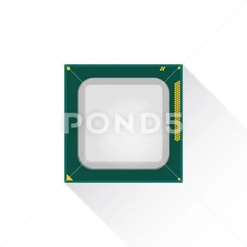 Central processing unit CPU concept by Front board: Graphic #69872057