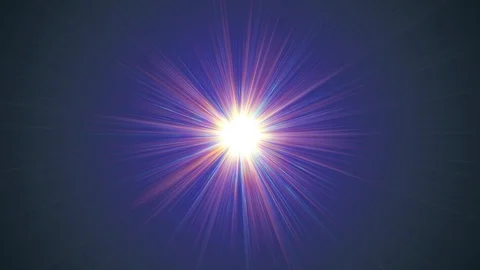 central star shine rotating optical lens... | Stock Video | Pond5