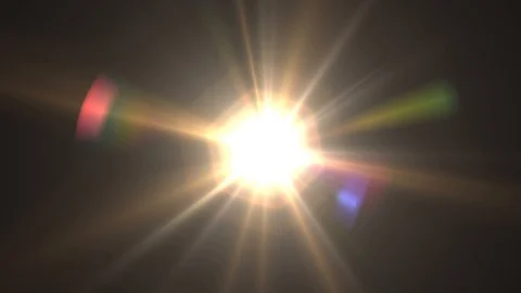 central star shine rotating optical lens... | Stock Video | Pond5