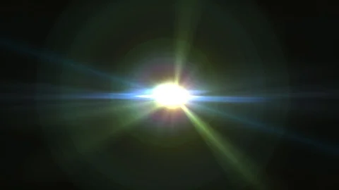 central star shine rotating optical lens... | Stock Video | Pond5