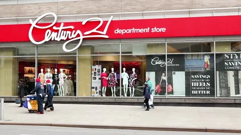 Century 21 Department Store Broadway New... | Stock Video | Pond5