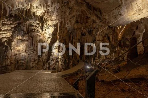 Photograph: Cerovacke caves, a naturally formed phenomenon located in ...