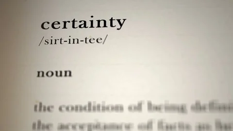 Certainty Stock Footage ~ Royalty Free Stock Videos | Pond5
