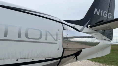 Cessna 500 Citation Jet Engine | Stock Video | Pond5