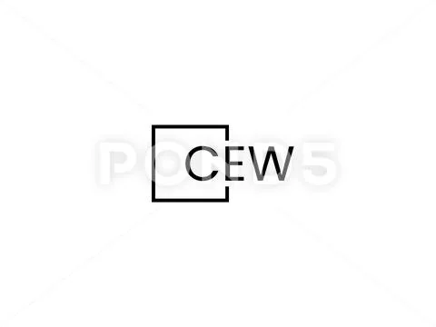 CEW letter initial logo design vector illustration: Graphic #198833713