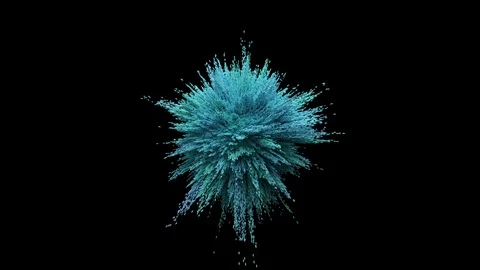 Cg Animation Color Dust Stock Footage ~ Royalty Free Stock Videos | Pond5