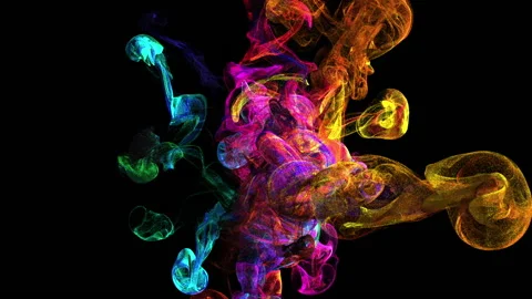 Cg animation of color powder explosion o... | Stock Video | Pond5