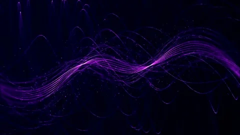 CG Background Loop Purple String | Stock Video | Pond5
