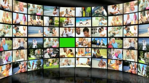 CG Green Screen Video Wall Lifestyle Act... | Stock Video | Pond5