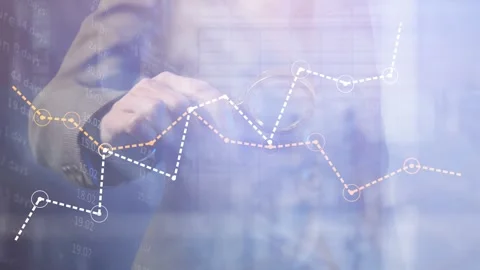 Cg progressive background with moving pe... | Stock Video | Pond5