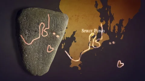 CGI animated depiction of map of Spirit ... | Stock Video | Pond5