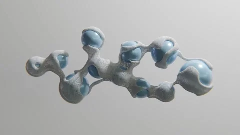 CGI Animation: connected cell nuclei env... | Stock Video | Pond5