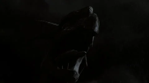 CGI animation of dragon head/Figurehead ... | Stock Video | Pond5